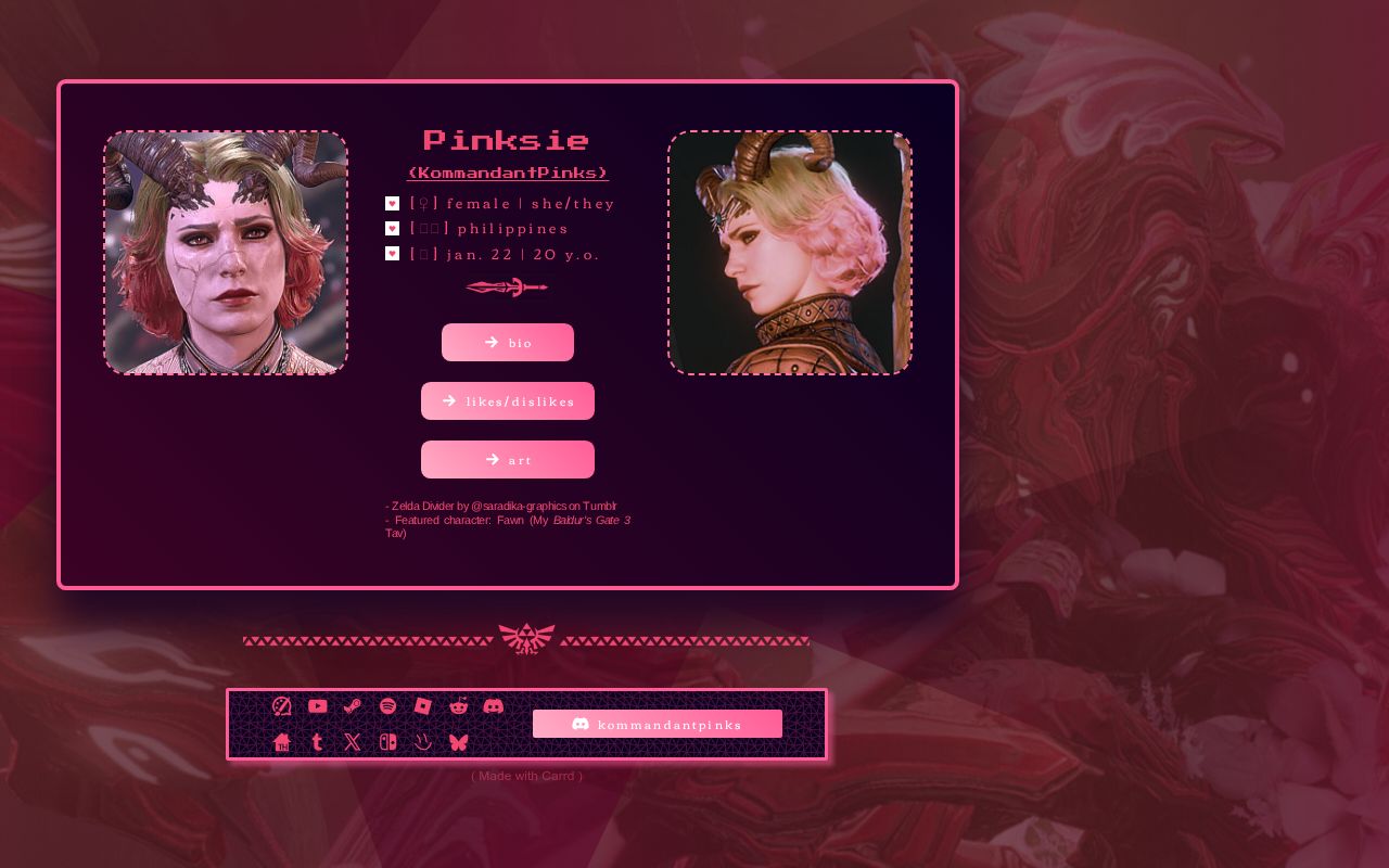 Pinksie's Bio